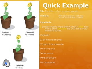 Scientific method notes | PPTX
