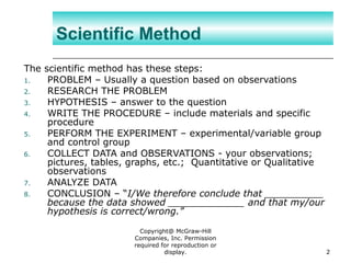 Scientific Method notes | PPT