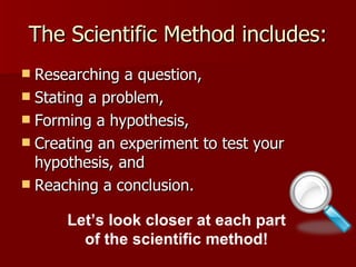 Scientific method notes & quiz | PPT