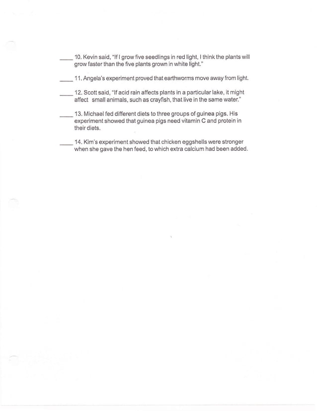 Scientific method packet | PDF