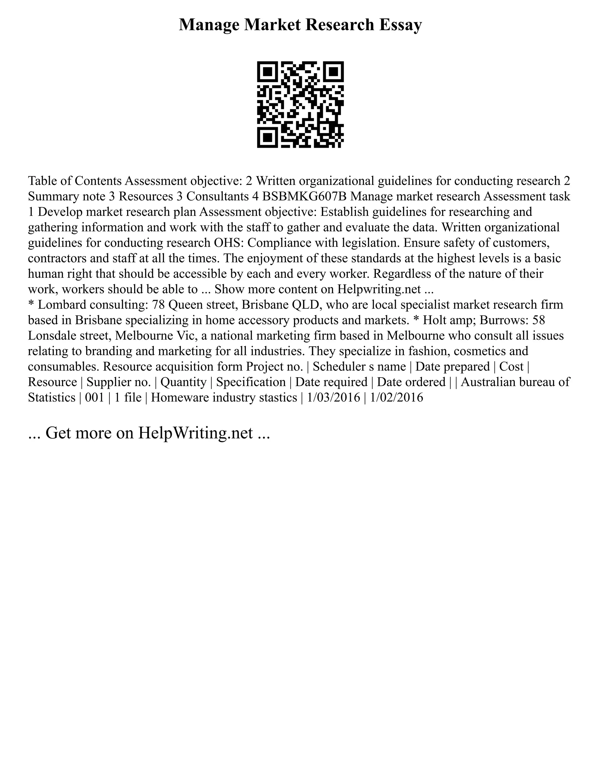 Scientific Method Paper Example - Example Metho | PDF