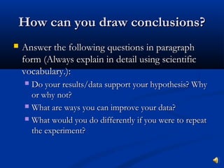 Scientific method powerpoint.php | Physics | Science