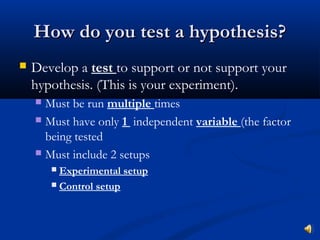 Scientific method powerpoint.php