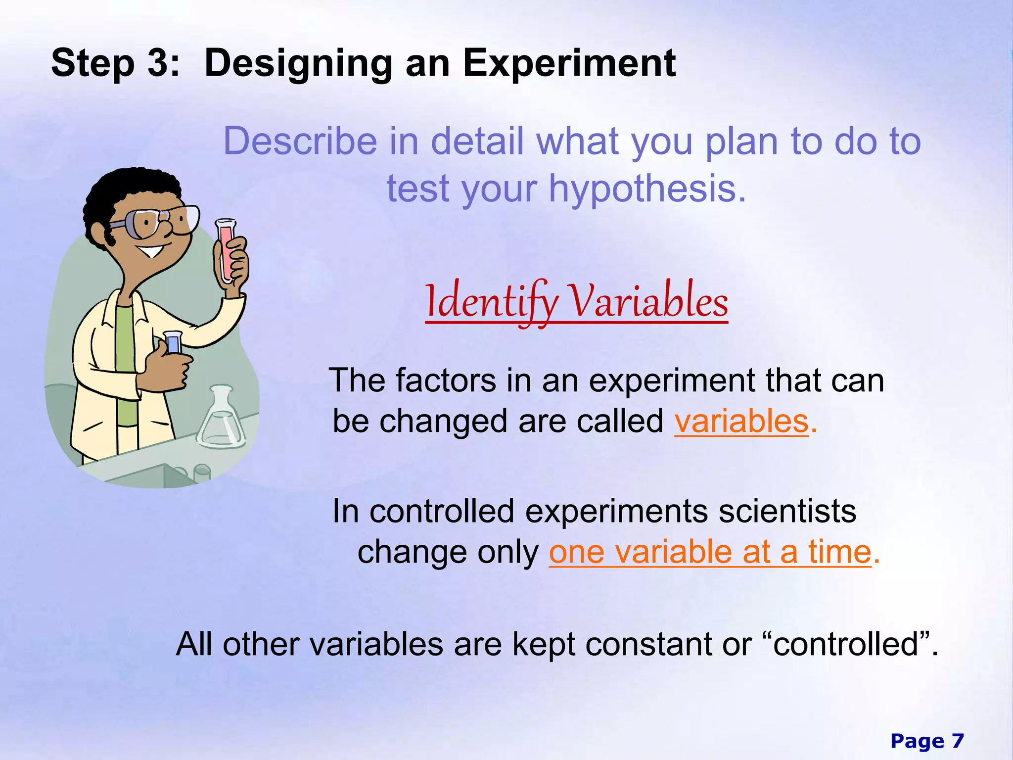 Scientific method power point slideshare | PPTX
