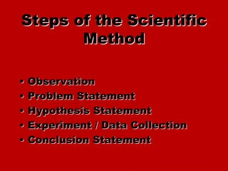 Scientific method ppt | PDF