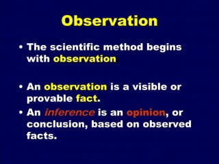 Scientific method ppt | PDF