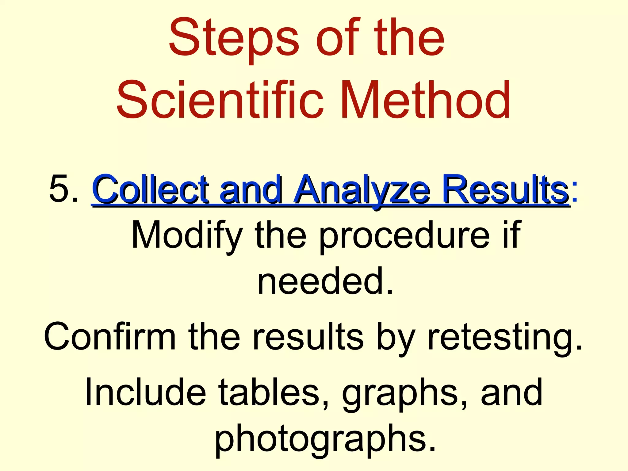 Scientific method ppt | PPT