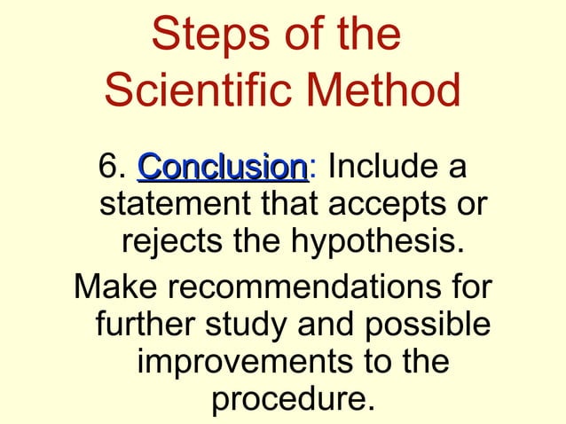 Scientific method ppt | PPT