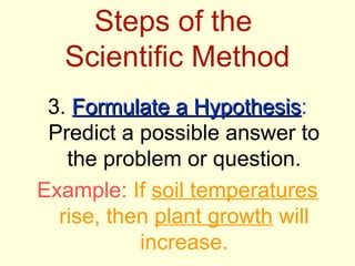 Scientific method ppt | PPT