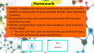 Scientific method ppt | PPTX