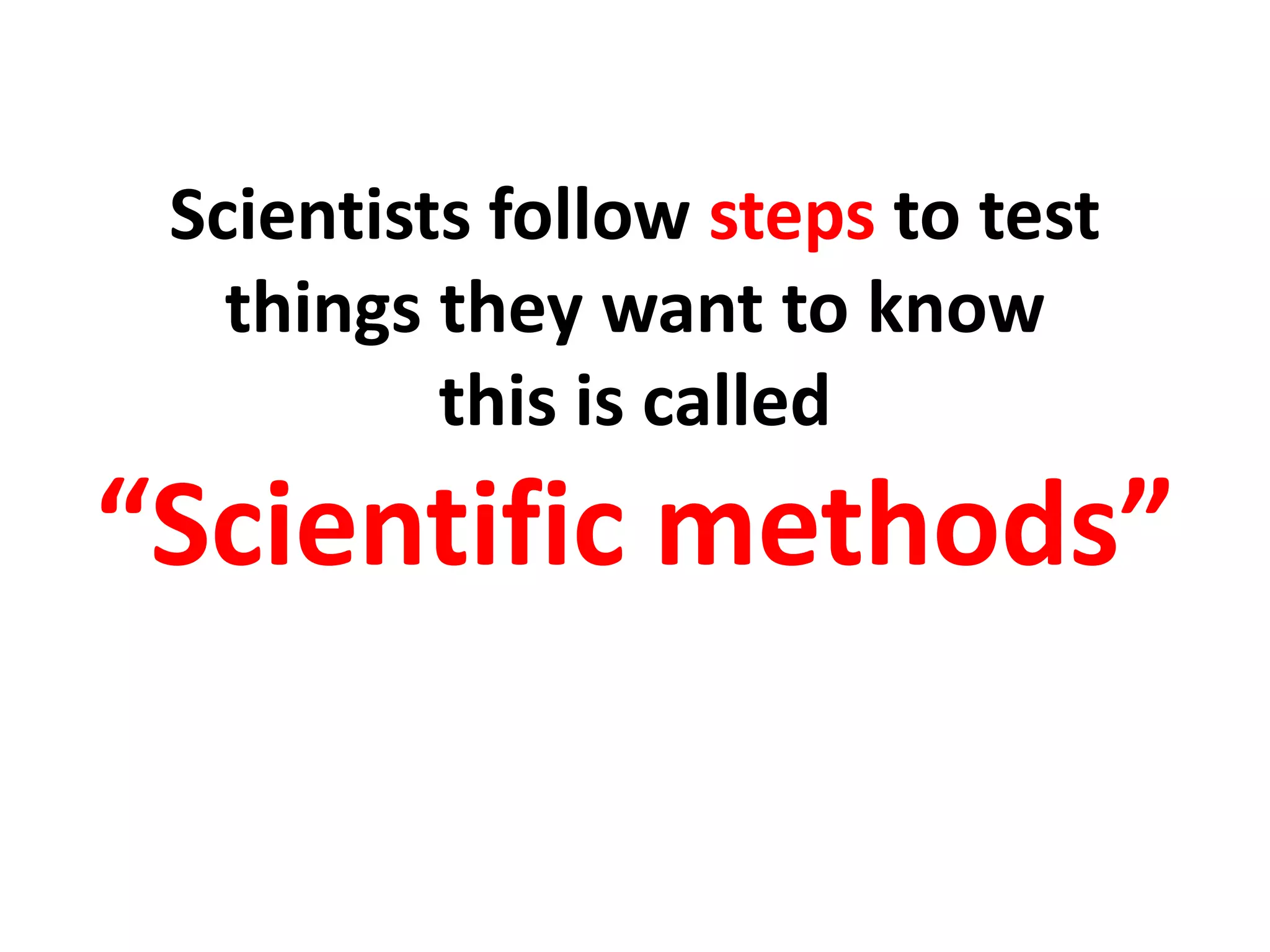 Scientific method presentation | PPT | Free Download