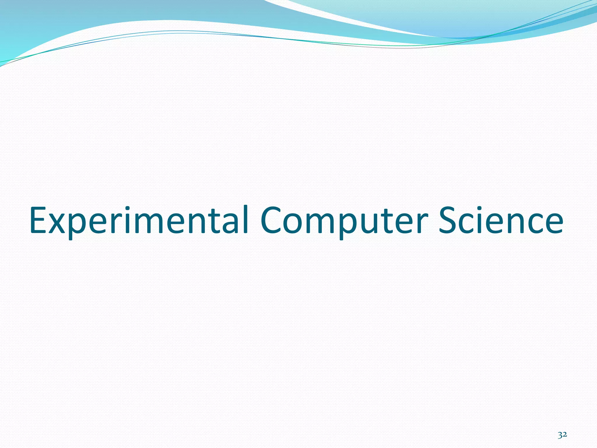 Scientific methods in computer science | PPTX