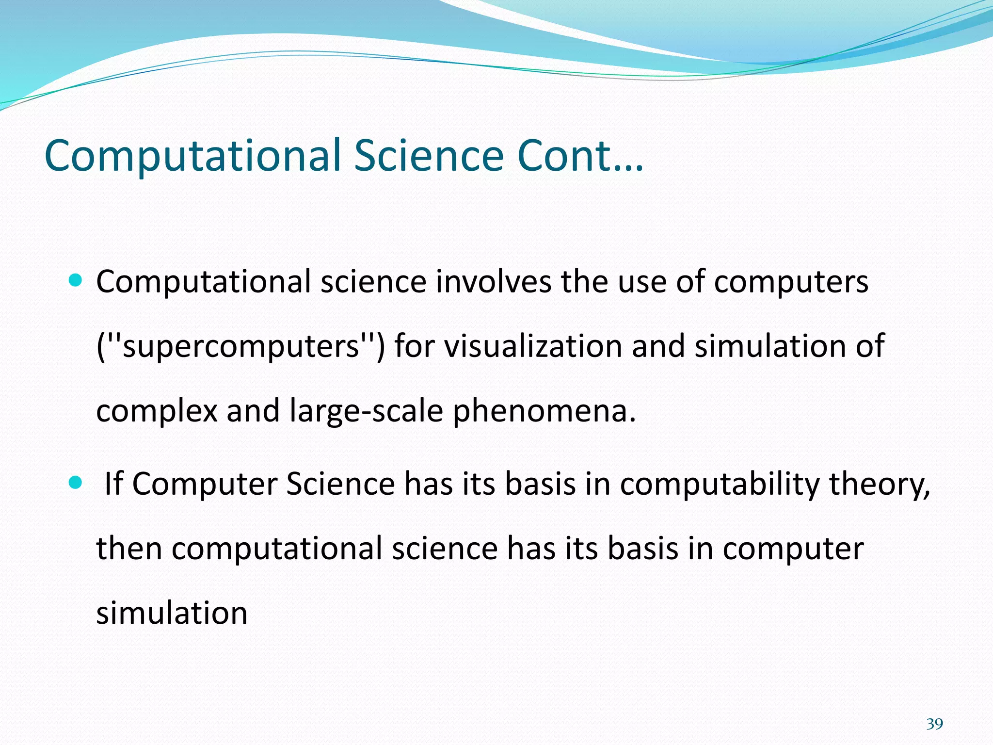 Scientific methods in computer science | PPTX