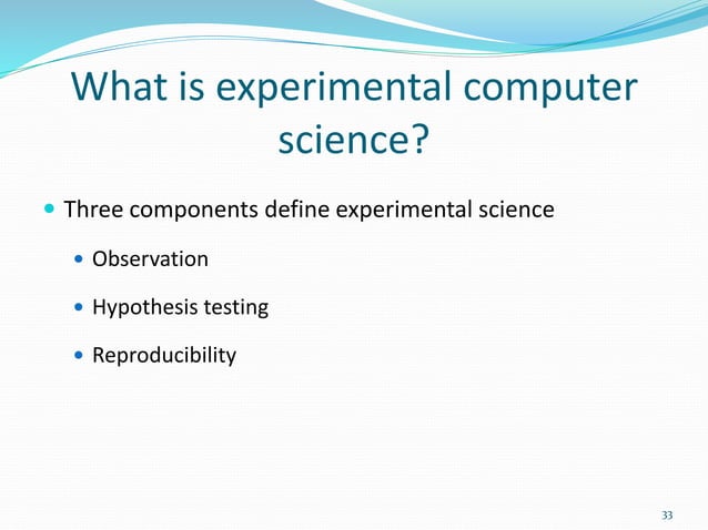 Scientific methods in computer science | PPTX