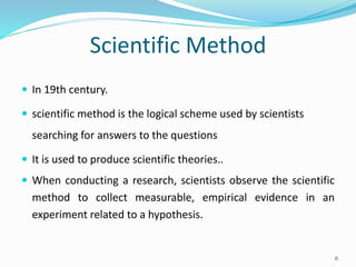 Scientific methods in computer science | PPTX
