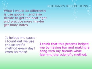 Scientific method song | PPT | Science