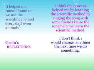 Scientific method song | PPT | Science