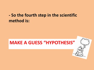 Scientific method story | PPTX