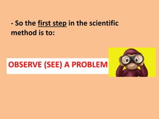 Scientific method story | PPTX | Science