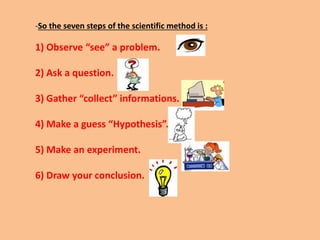 Scientific method story | PPTX