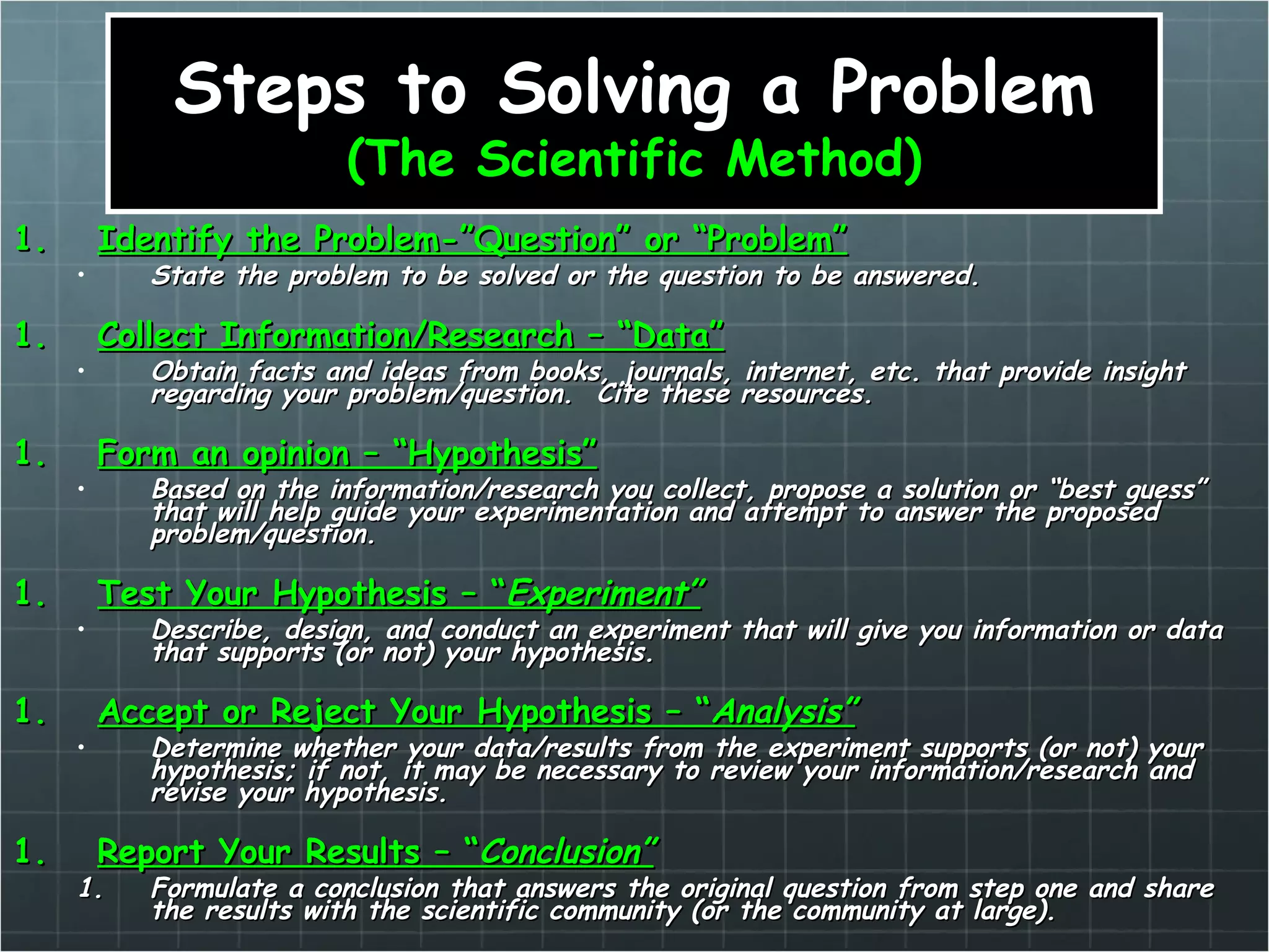 Scientific method terms_-_heart_rates_lab | PPT