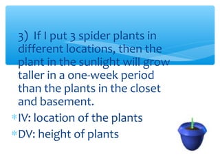 Scientific method & variables | PPT