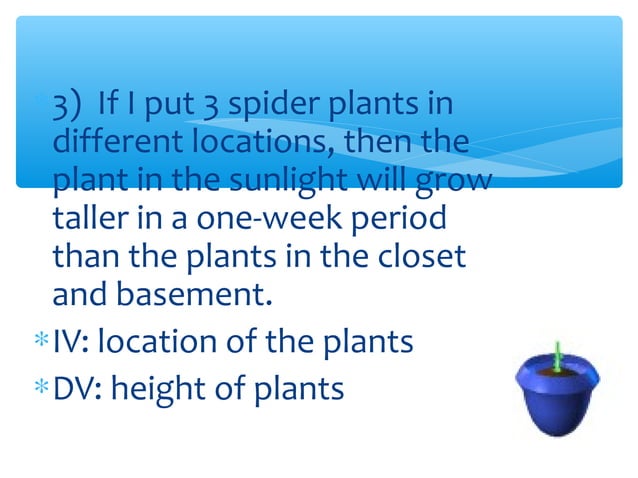 Scientific Method And Variables Ppt