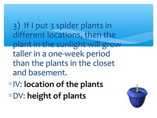 Scientific method & variables | PPT