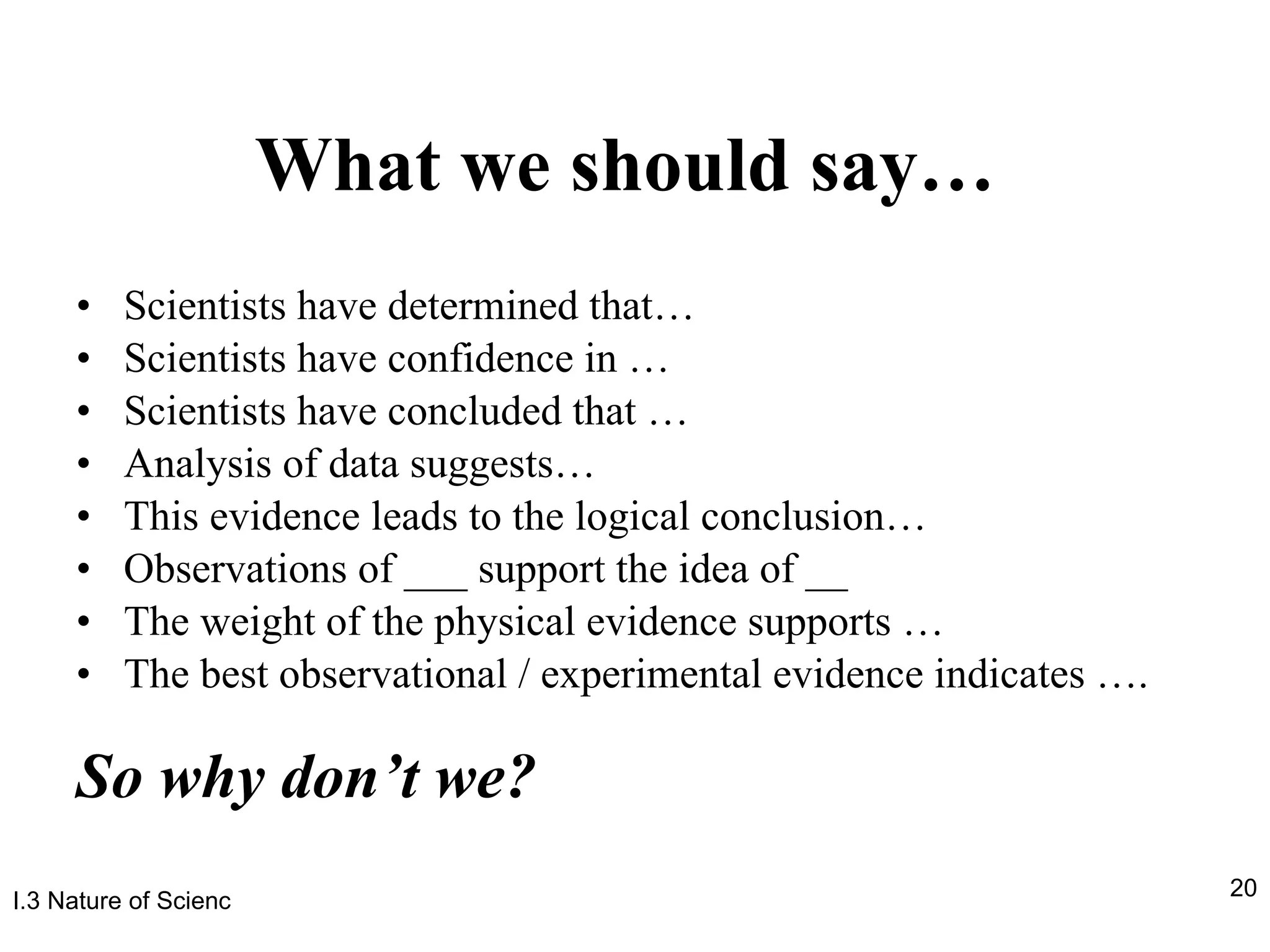Scientific method vs. hollow earth theory | PPT