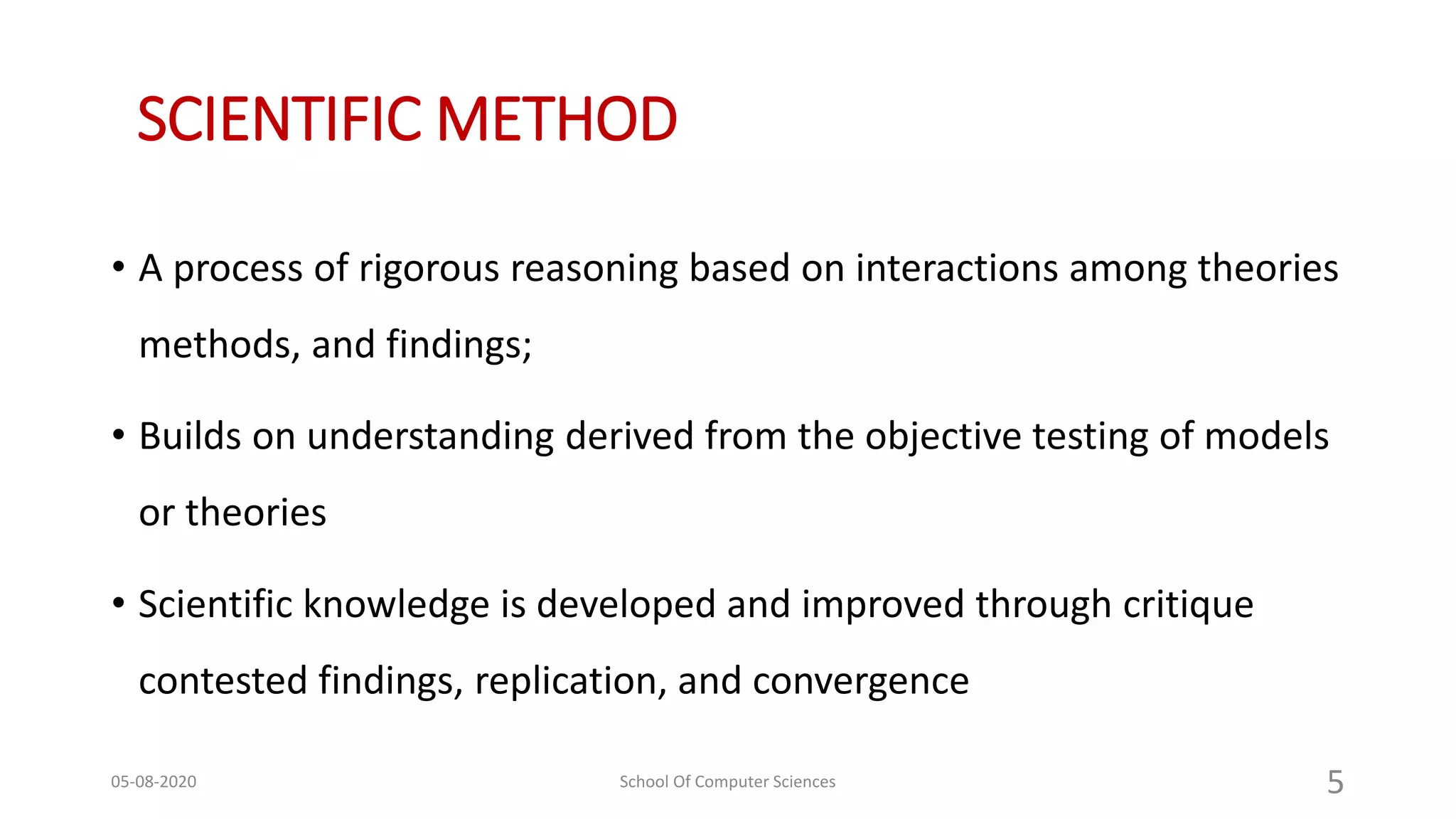 Scientific method vs arbitory method, Research Methods, Research ...