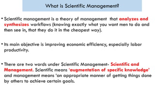 Scientific MGT Theory by Fredrick Taylor edited.pptx