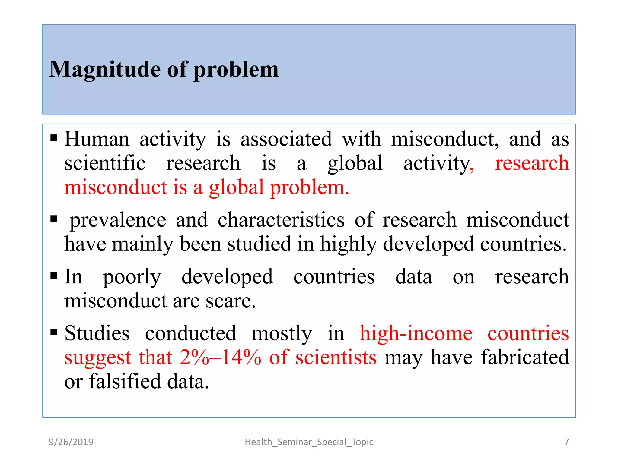 Scientific misconduct | PPTX