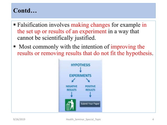 Scientific misconduct | PPTX | Science