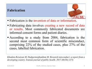 Scientific misconduct | PPTX