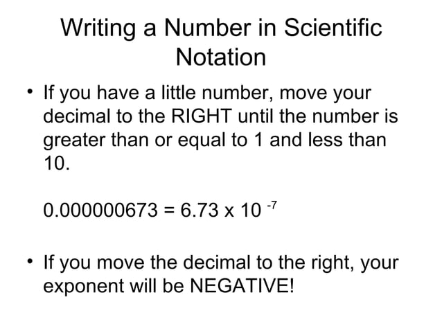 Scientific Notation | PPT