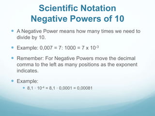 Scientific notation 1 | PPTX