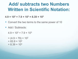 Scientific notation 1 | PPTX