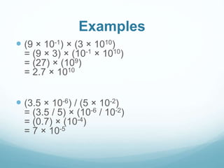 Scientific notation 1 | PPTX