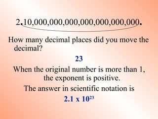 Scientific Notation | PPT