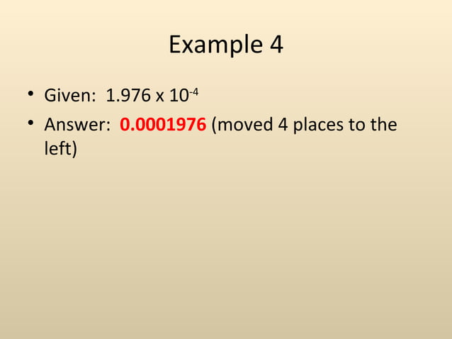 Scientific notation | PPT