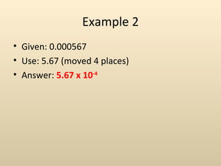 Scientific notation | PPT