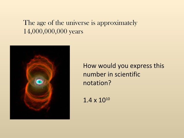 Scientific notation | PPT