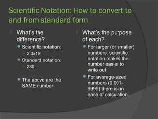 Scientific notation | PPT