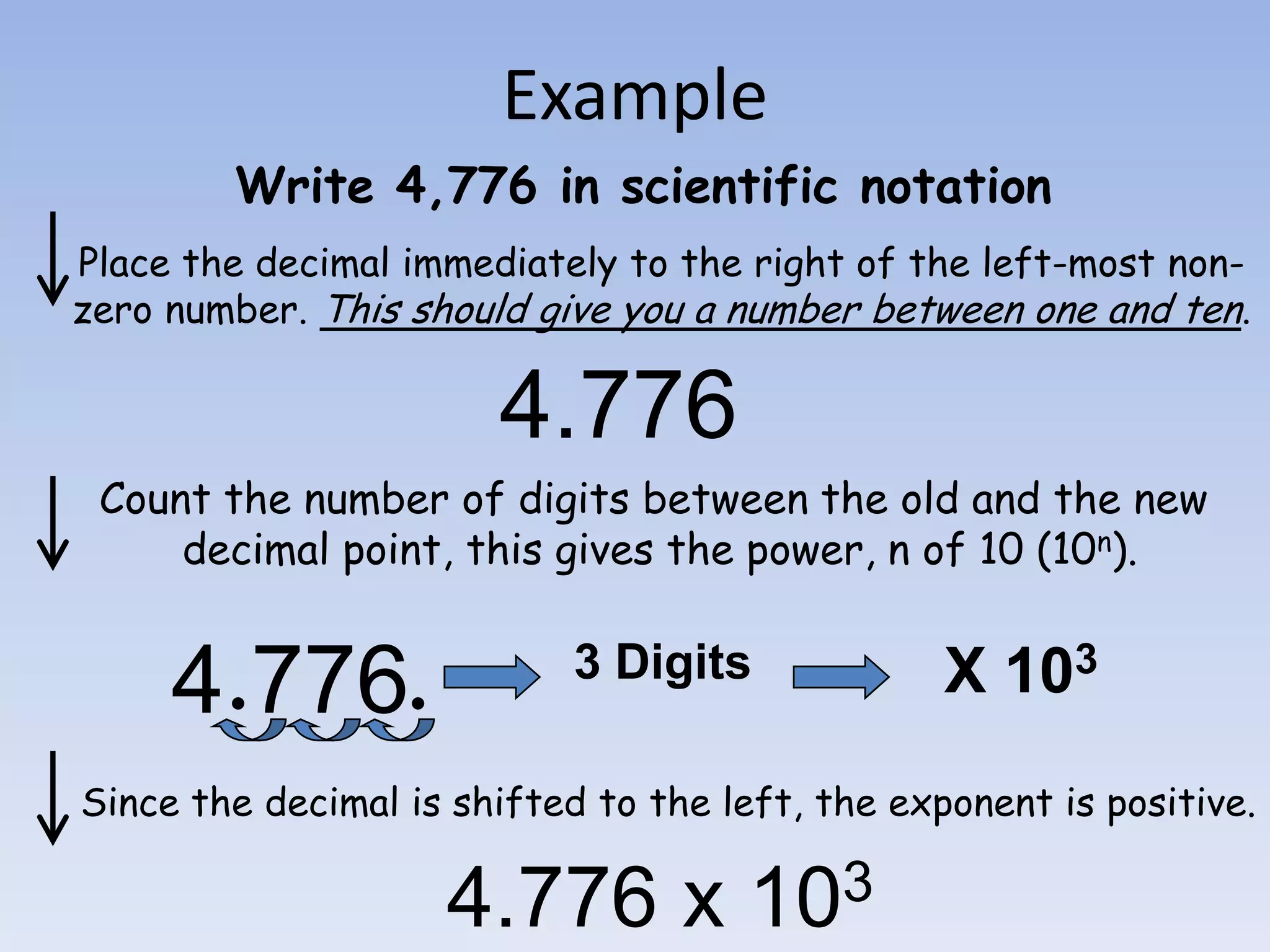Scientific notation | PPT