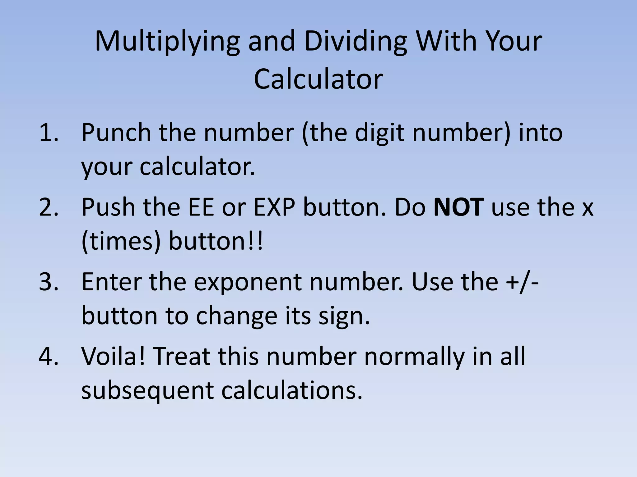 Scientific notation | PPT