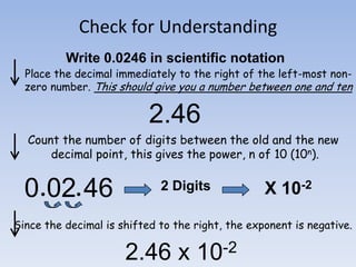 Scientific notation | PPT