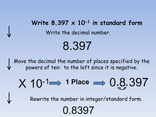 Scientific notation | PPT