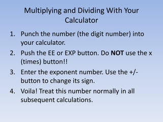 Scientific notation | PPT