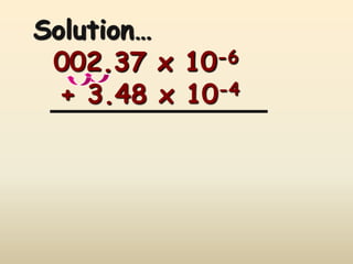 Scientific notation | PPSX | Physics | Science