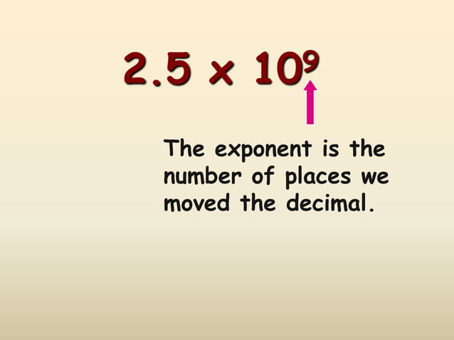 Scientific notation | PPT